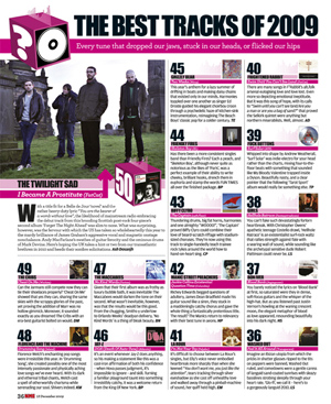 50 Best Albums And Tracks Of 2009 - Inside The New NME (9/12/09)