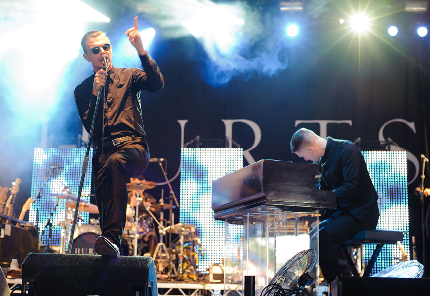 Hurts At V Festival 2011 - Review