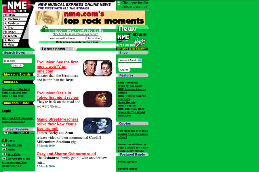 NME.COM 1996 - 2011: The Inside Story