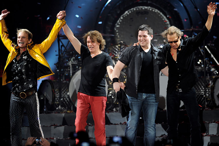 Van Halen allow drummer's ex-wife to use band name on pillows, blankets ...