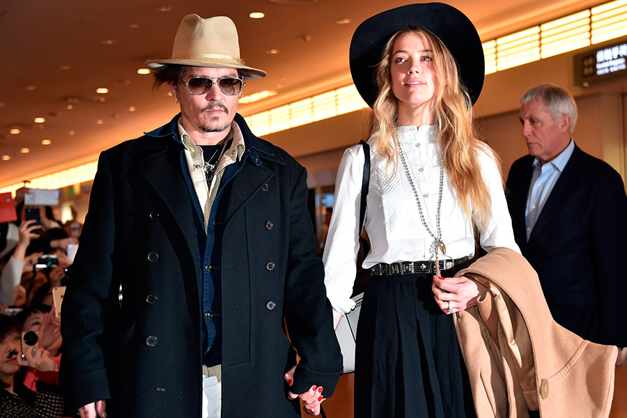 Johnny Depp's wife Amber Heard charged with illegally importing their ...