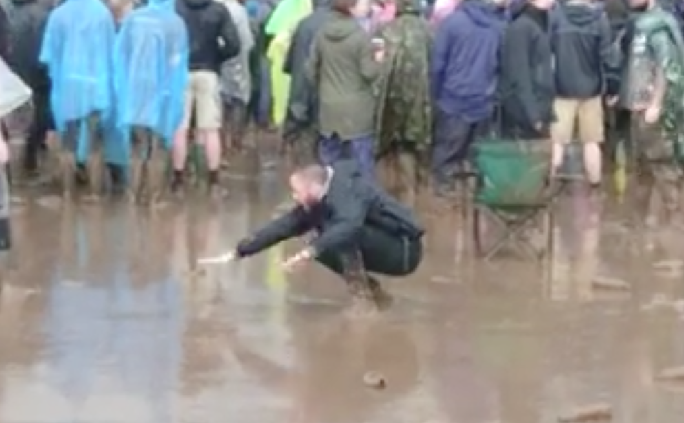 This Man Dancing In The Mud At Download Is Our Festival Hero