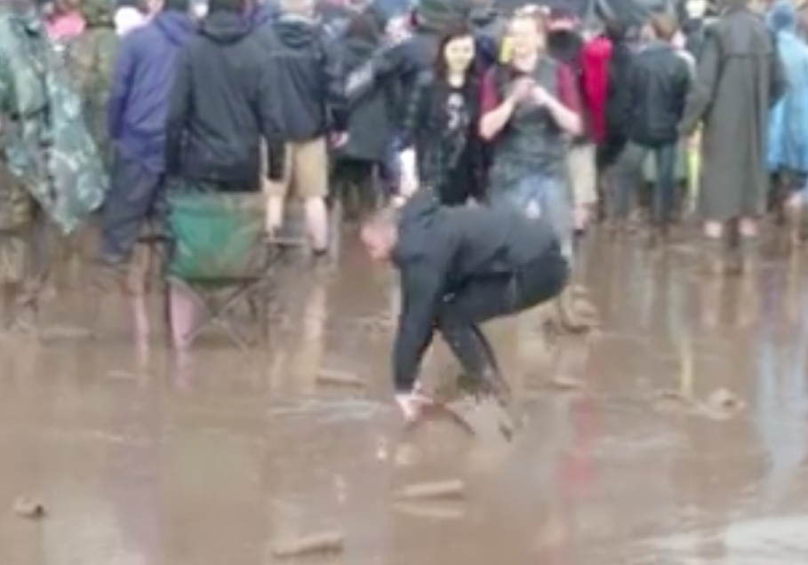 This Man Dancing In The Mud At Download Is Our Festival Hero