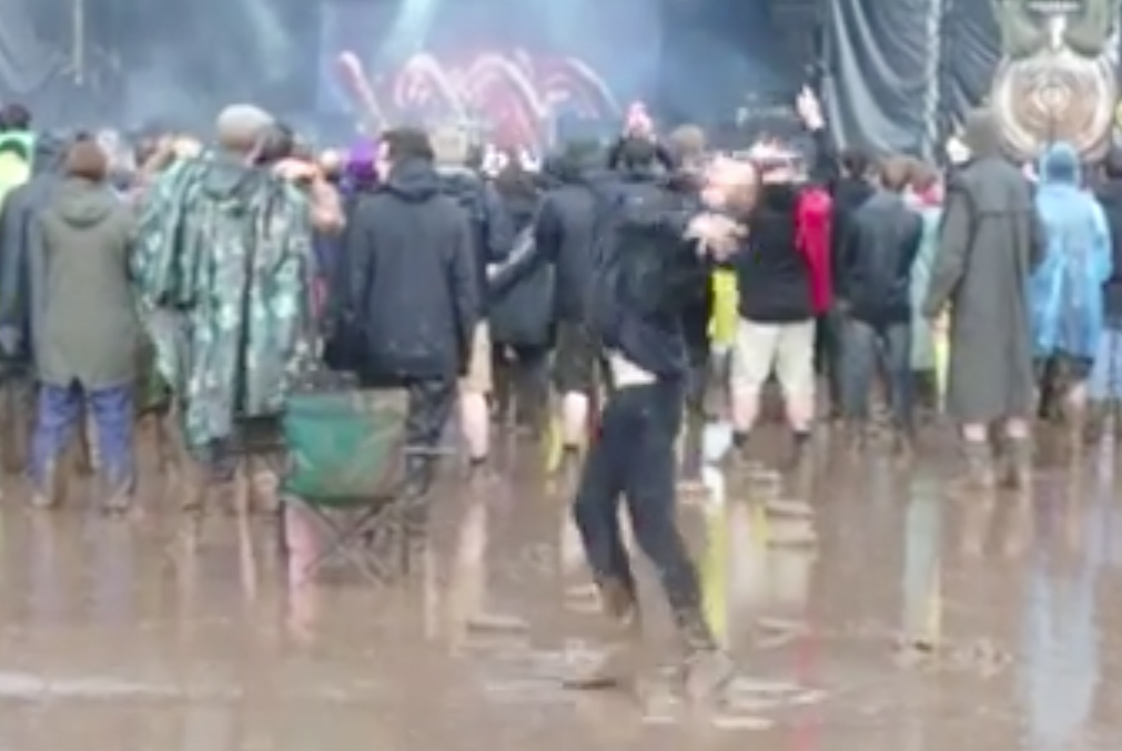 This Man Dancing In The Mud At Download Is Our Festival Hero