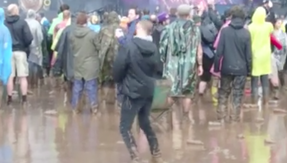 This Man Dancing In The Mud At Download Is Our Festival Hero