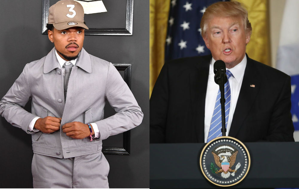Chance The Rapper says Donald Trump "going to war with Chicago"