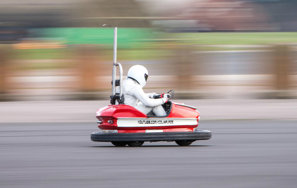 Top Gear’s The Stig breaks speed record in a dodgem - NME