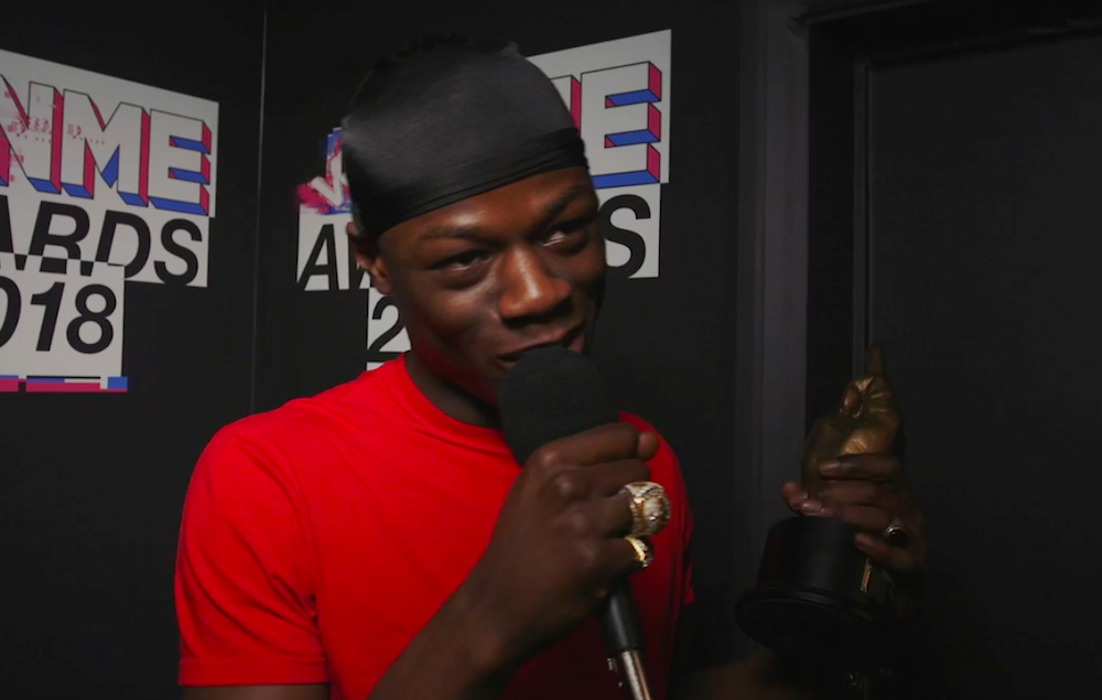 J Hus reveals when his next album is coming at the VO5 NME Awards 2018 ...