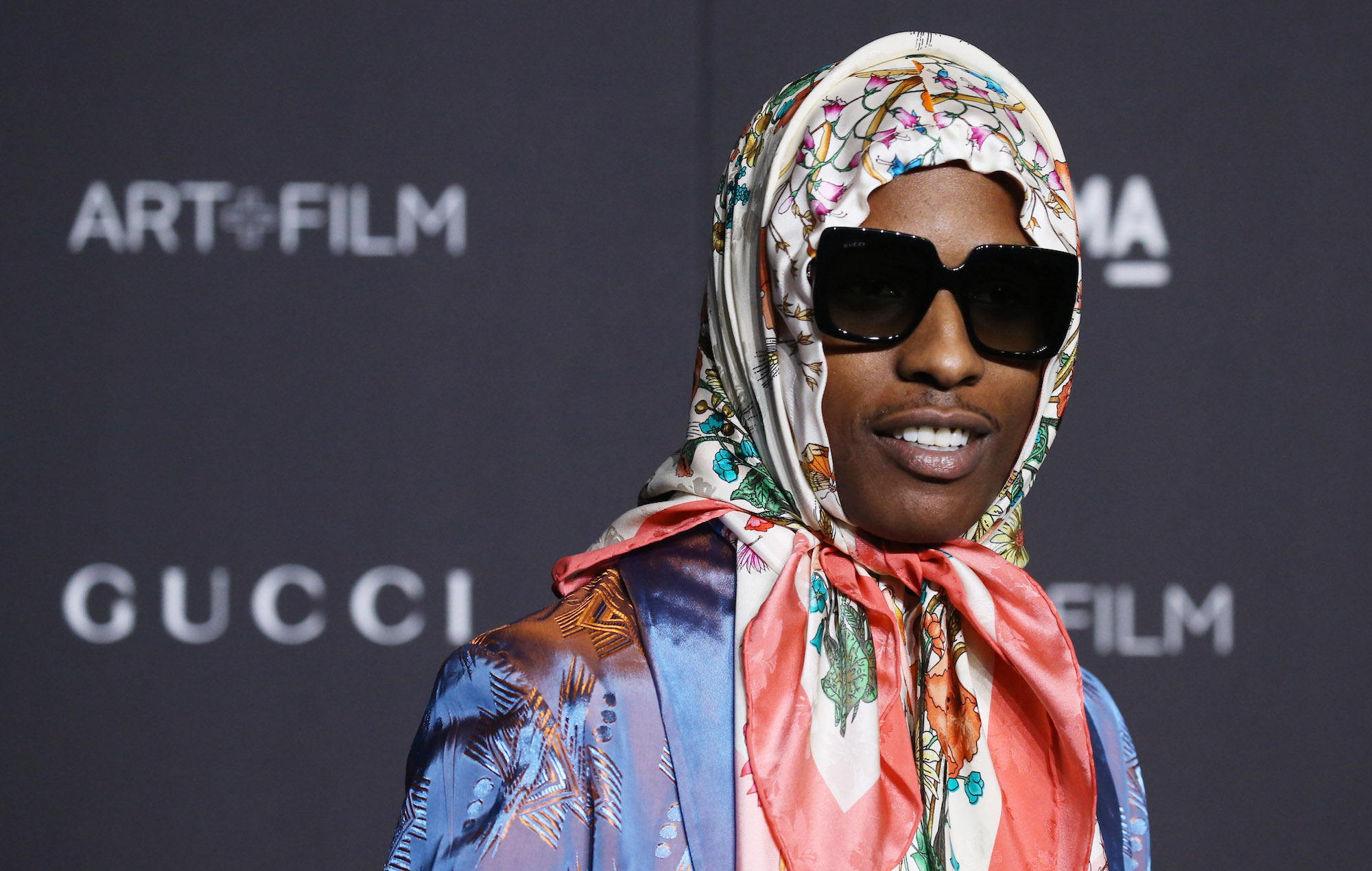 A$AP Rocky's 'grandma' scarf is dividing the internet