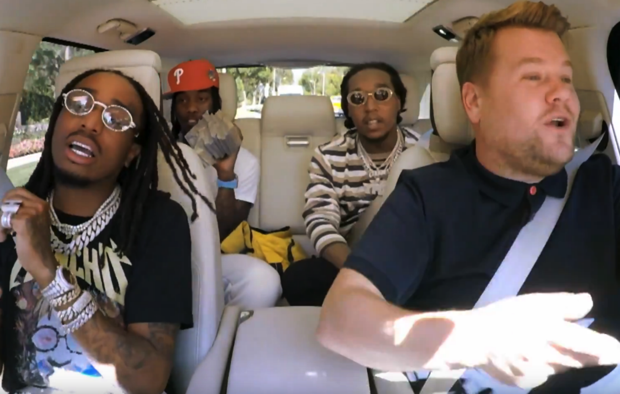 Watch Migos deliver an unlikely Neil Diamond cover on 'Carpool Karaoke'