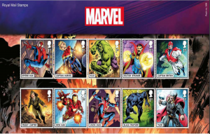 Royal Mail unveils new Marvel stamps featuring Spider Man, Hulk