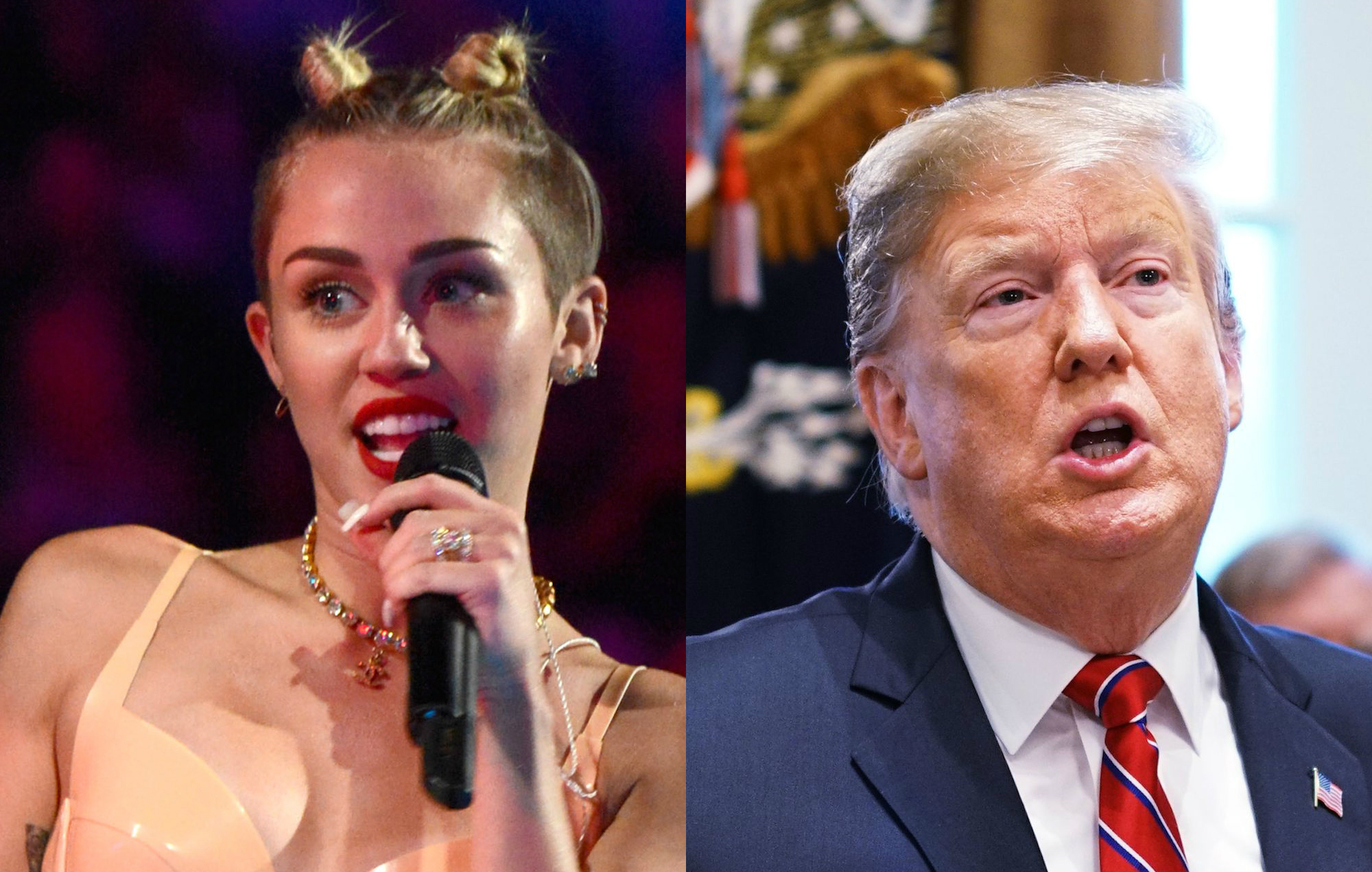 Miley Cyrus says Donald Trump called her to congratulate her on VMAs ...