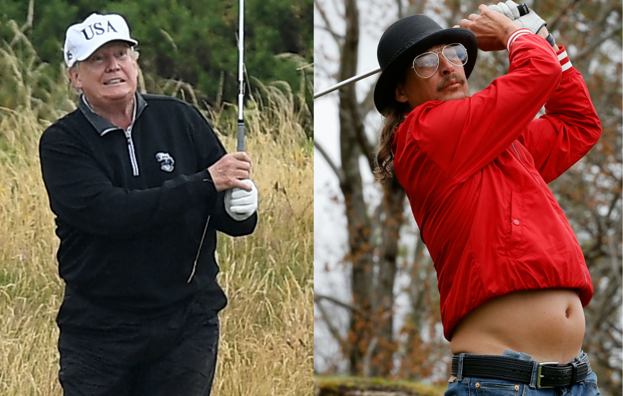 Donald Trump and Kid Rock went golfing together