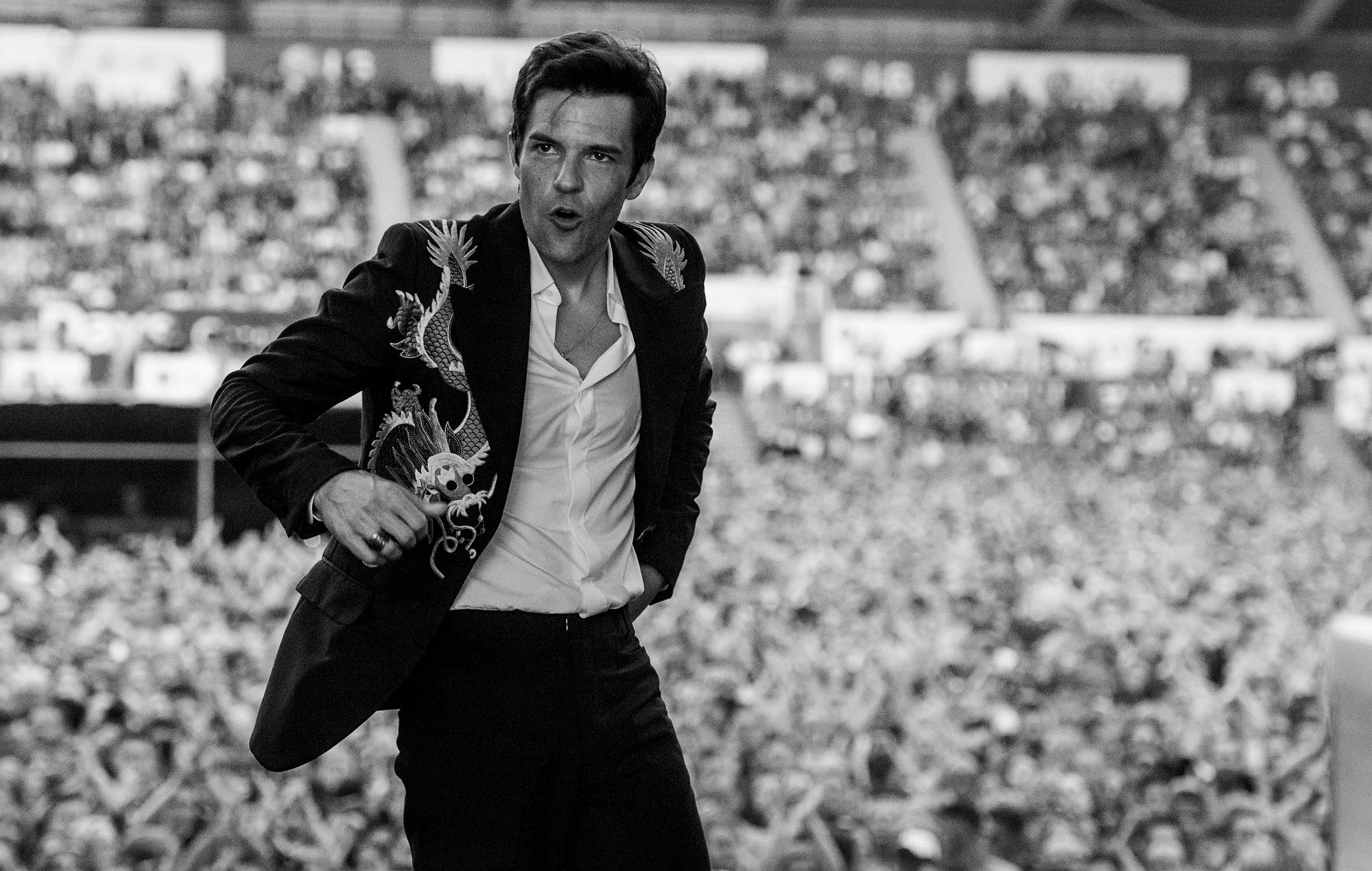 The Killers' Brandon Flowers responds to Woodstock 50th anniversary ...