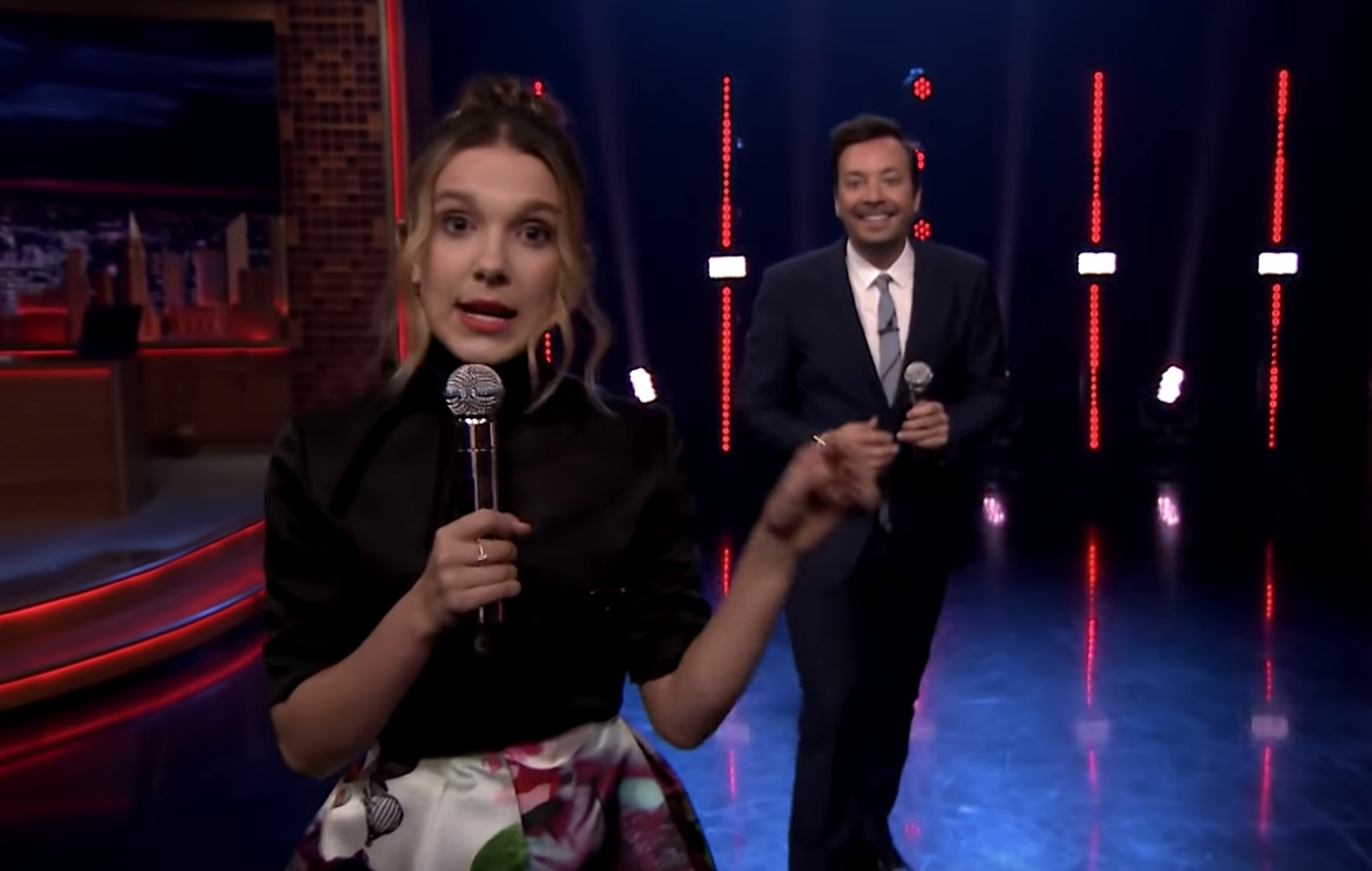 Watch Millie Bobby Brown cover Lorde and Lizzo in 'Beat Battle' with ...