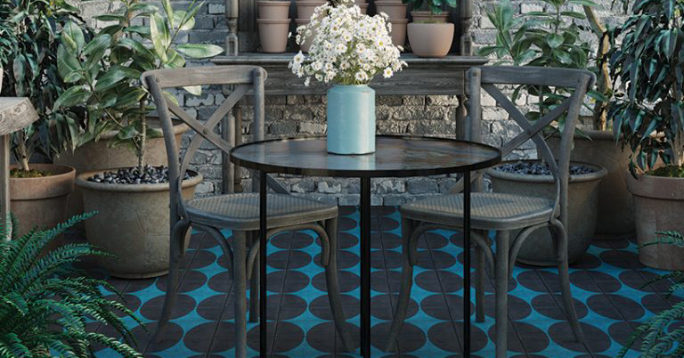 Connect indoor and outdoor spaces with encaustic cement tiles | Livingetc