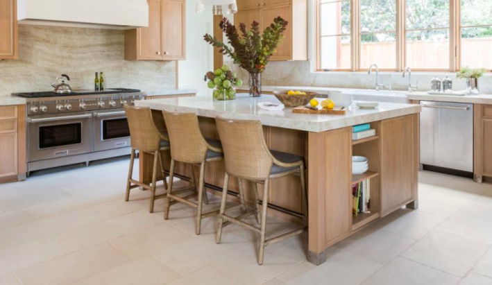 Explore a modern family home in Houston with light, modern rustic interiors